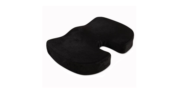 Μαξιλάρι Κόκκυγα Memory Foam Black