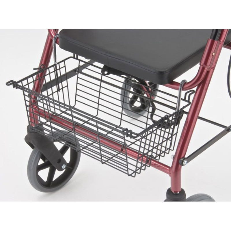 ROLLATOR 4τροχο WineRed
